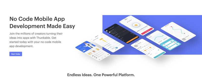 13+ meilleurs outils no-code pour créer une application mobile