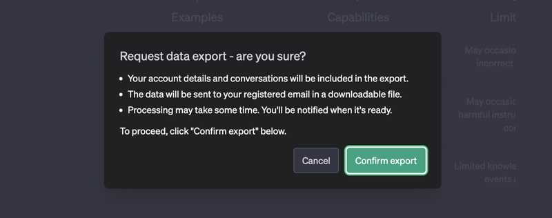 Comment exporter ses conversations avec ChatGPT