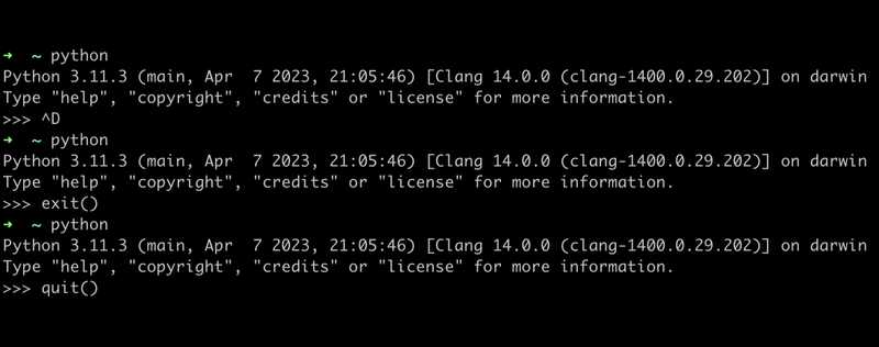 Comment Arrêter Un Programme En Python