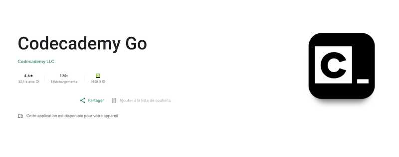 Les applications mobiles pour apprendre à coder